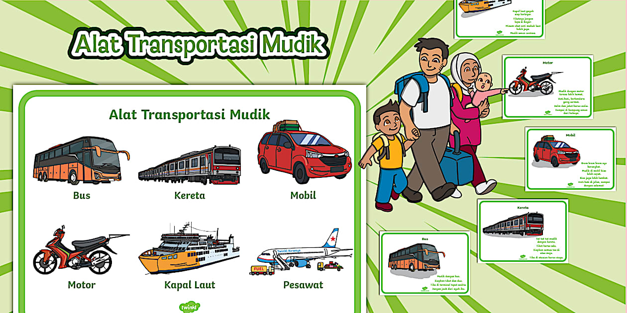 Poster Transportasi Mudik Lebaran