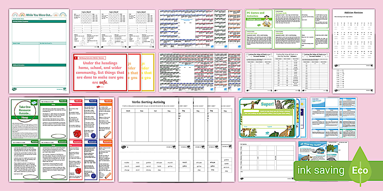 Ultimate Supply Teacher Second Level Pack (teacher made)