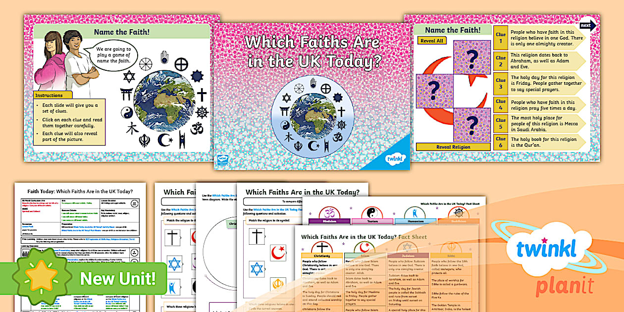 RE: Faith Today: Faiths in the UK. Year 4 Lesson 1