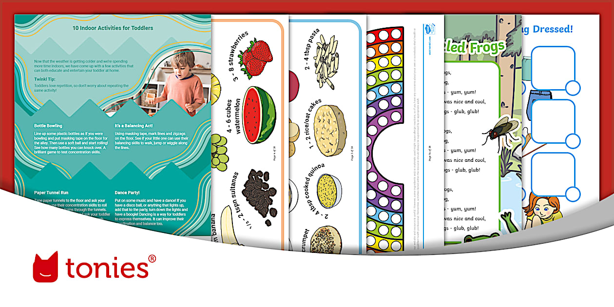 FREE! - Tonies: Toddler Taster Pack (teacher made) - Twinkl
