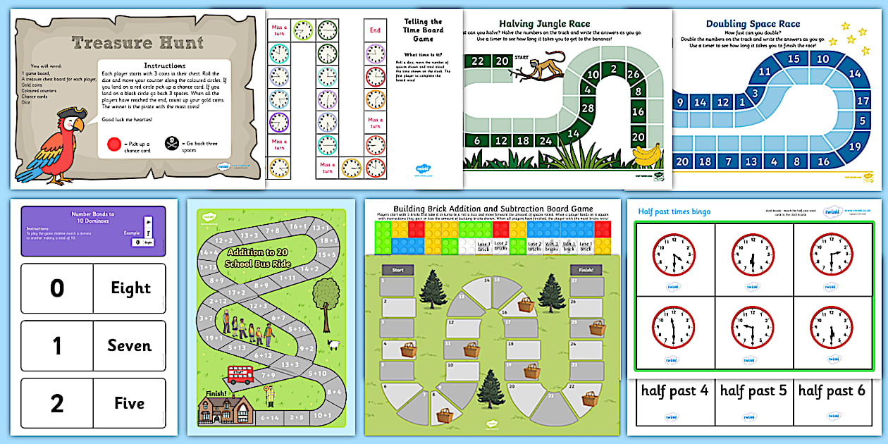 Maths Games | Numeracy For Years 1 & 2 (teacher made)