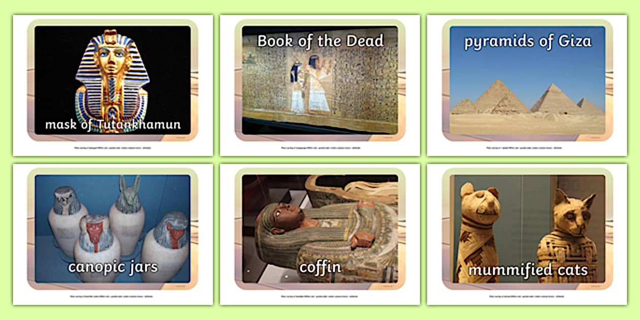 Ancient Egyptian Artefacts Display Photos | Twinkl History
