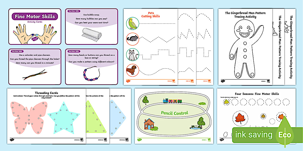 Junior Infants Starting School Fine Motor Skills Activity Pack.