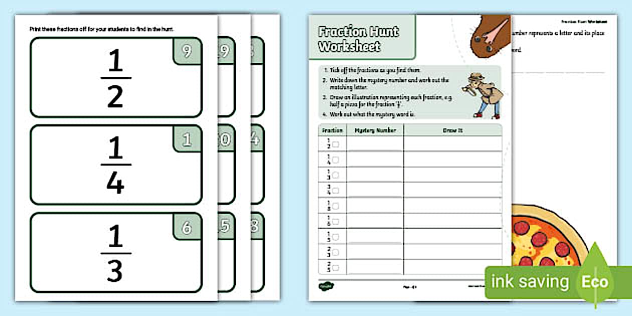 Stage 5 NZ Fractions Hunt (Teacher-Made) - Twinkl