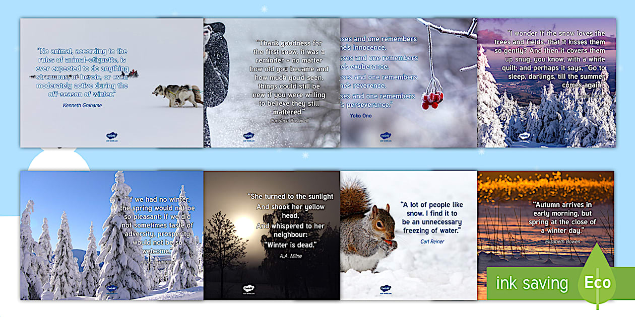 Elderly Care - Winter A4 Display Posters