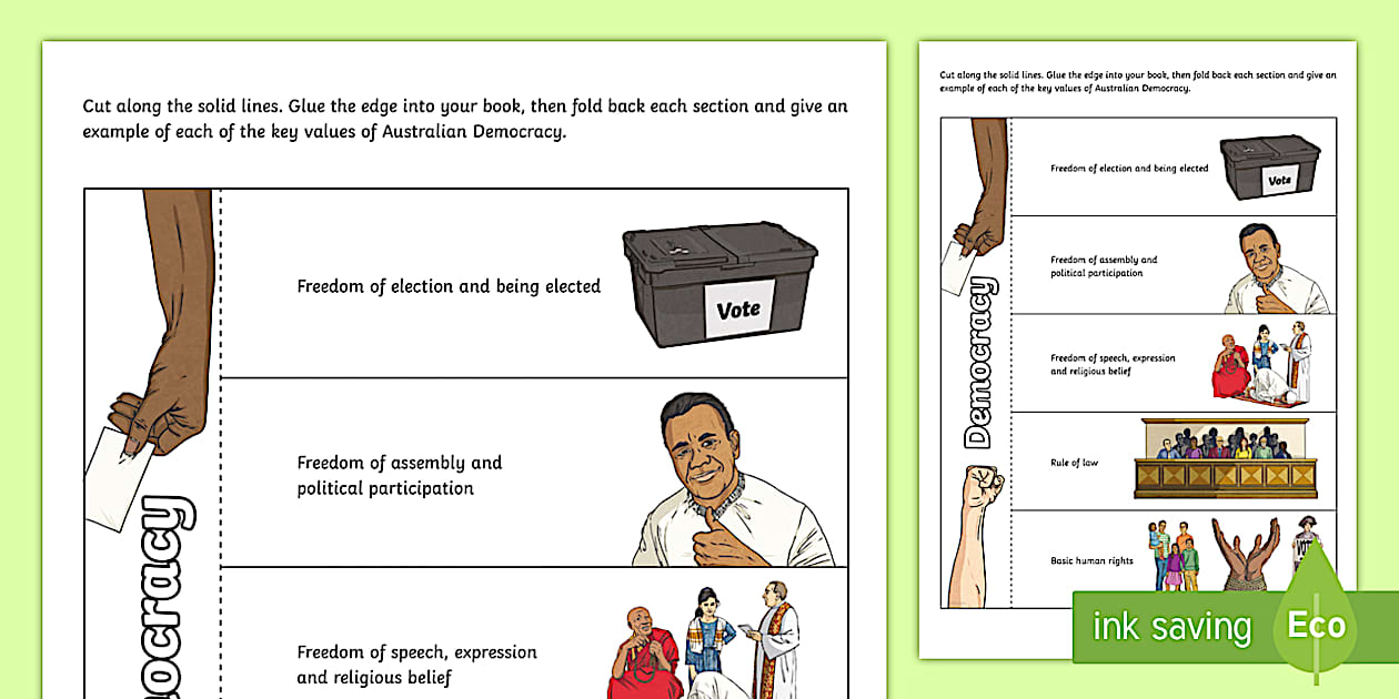 Key Values of Australian Democracy Interactive Book