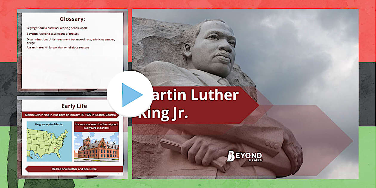 Martin Luther King Jr Presentation (teacher made) - Twinkl