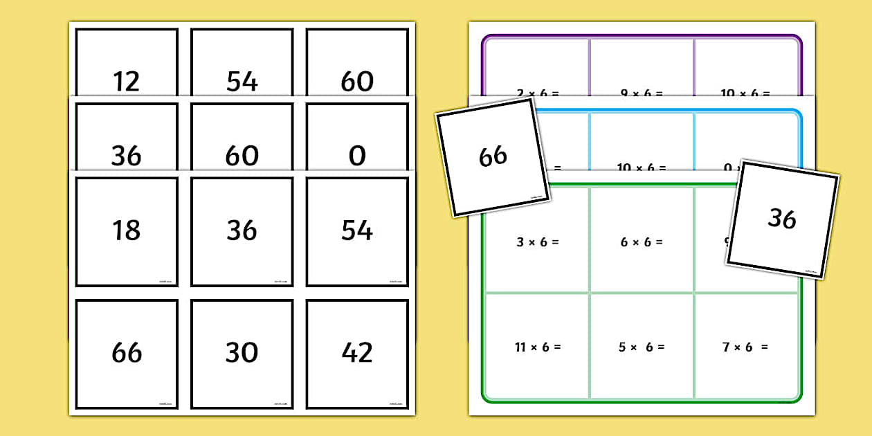 👉 6 Times Table Bingo - Maths - KS2 (teacher made)