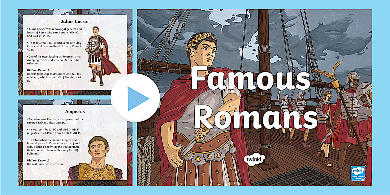 Famous Romans Informational PowerPoint (Teacher-Made)