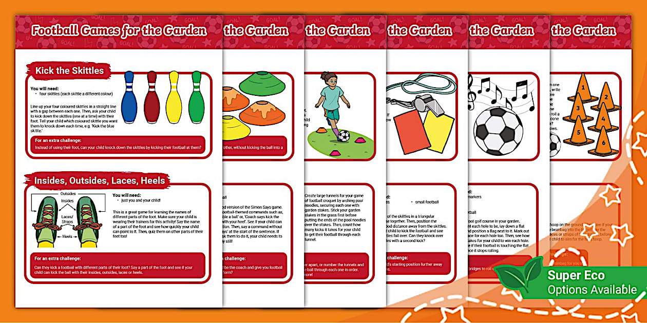 Football Games for the Garden | Kids Summer Activities