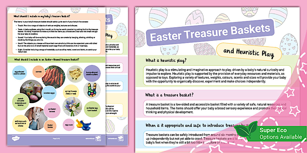 Easter Heuristic Play Guide & Treasure Baskets