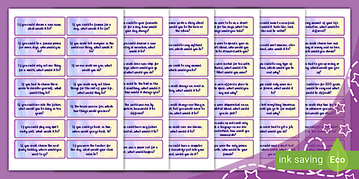 Making Mealtimes Fun: If Conversation Starters - Twinkl