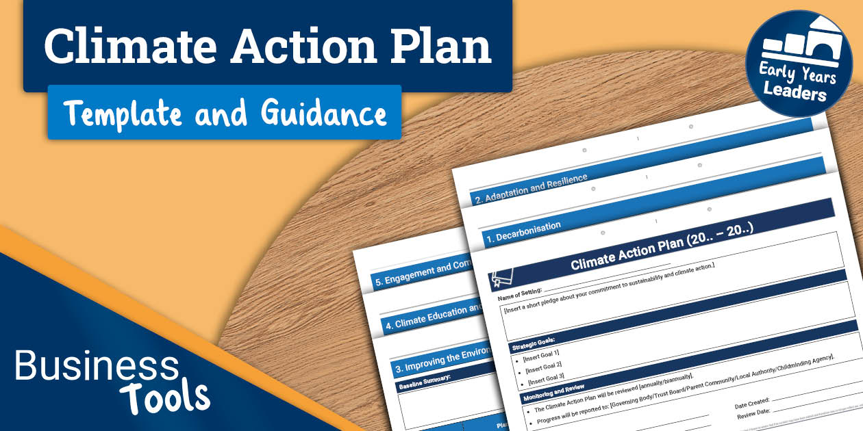 Climate Action Plan Template and Guidance for Early Years