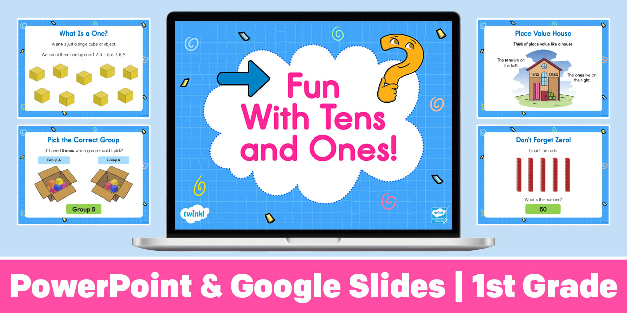 Tens and Ones Place Value PowerPoint & Google Slides