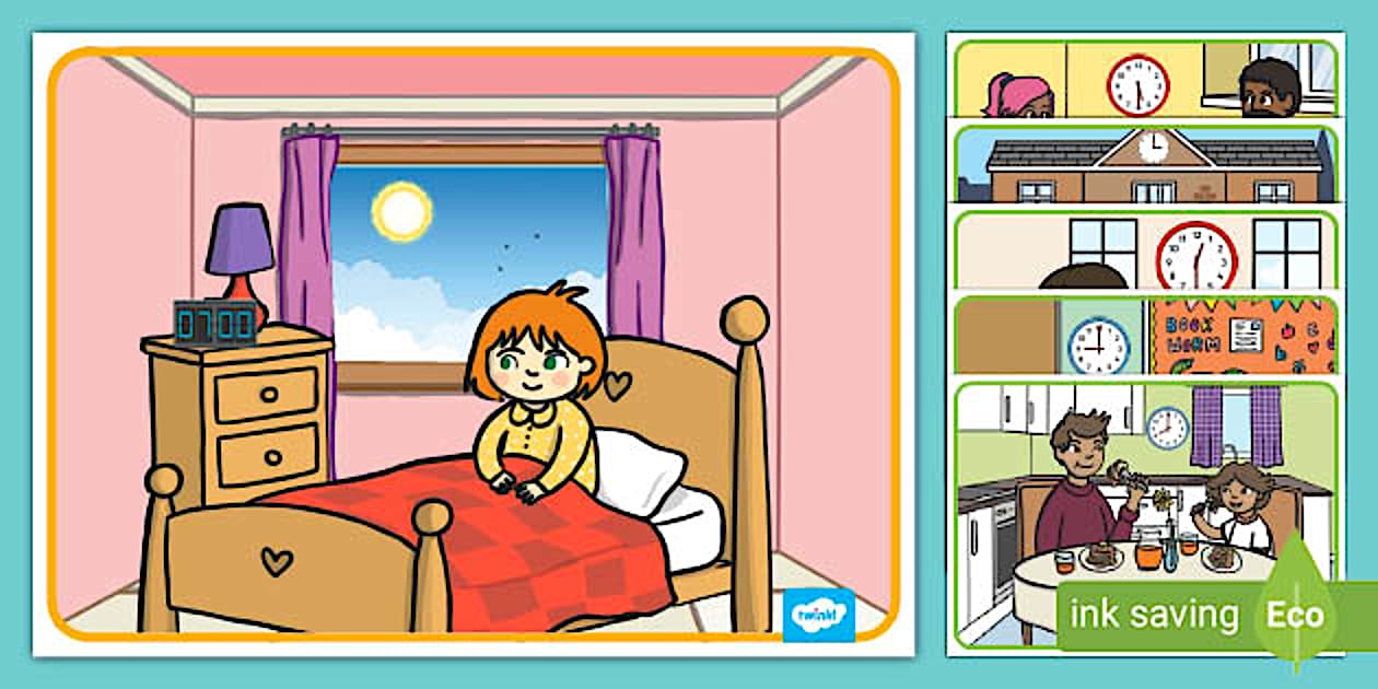 Time Sequencing Cards (teacher made) - Twinkl