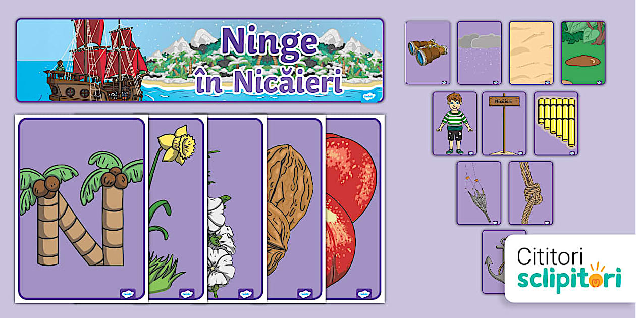 Litera N: Ninge în nicăieri – Planșe pentru metoda Diamant