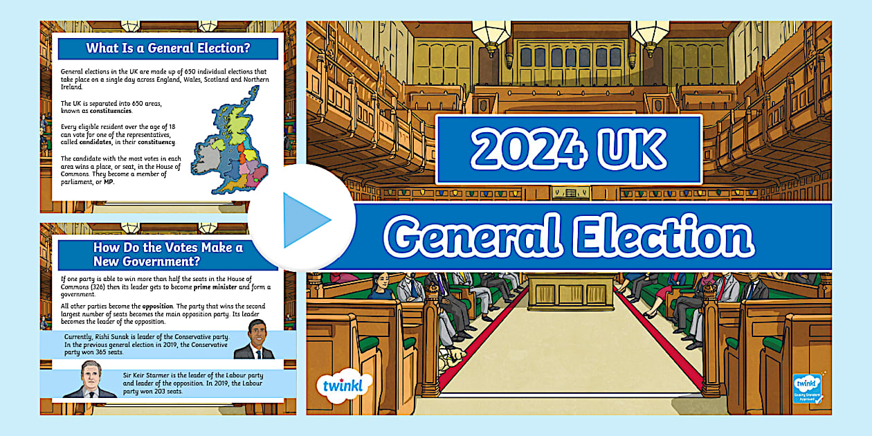 KS2 2024 UK General Election PowerPoint (teacher made)