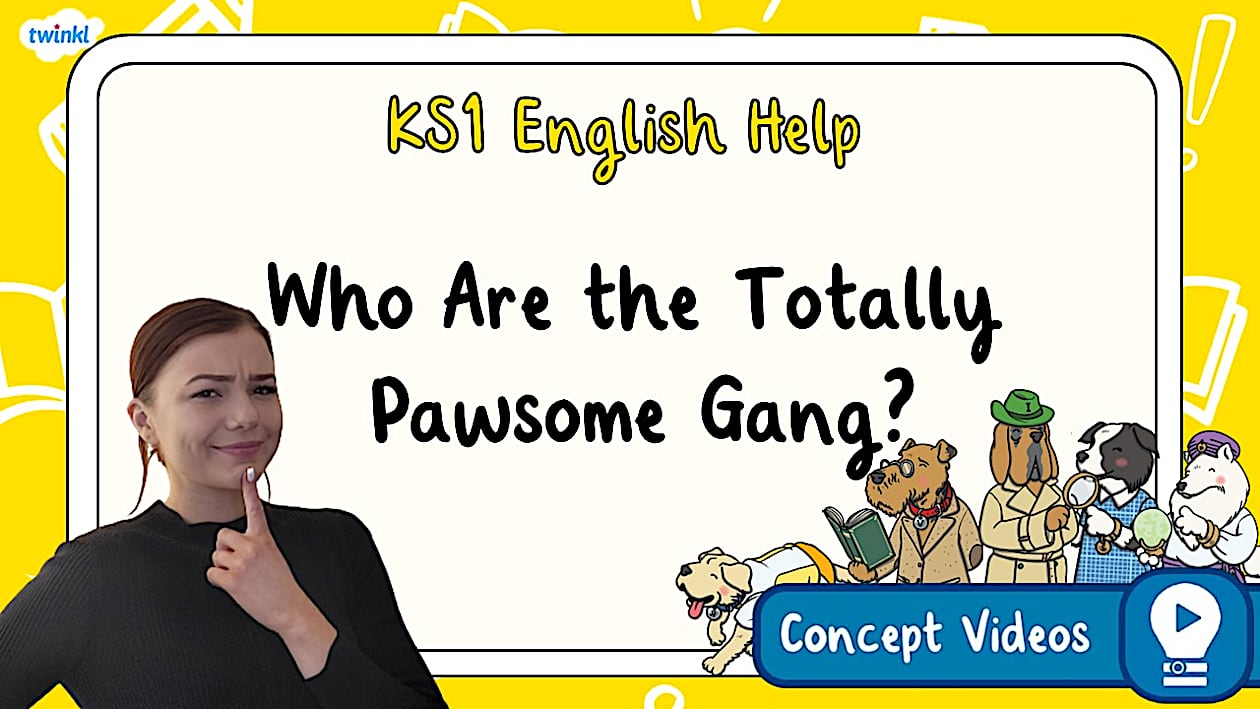 Who Are the Totally Pawsome Reading Gang? | KS1 English Concept Video