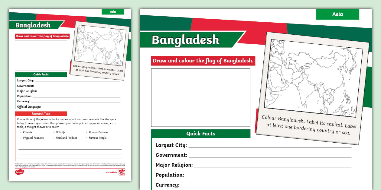 KS2 Bangladesh Research Activity