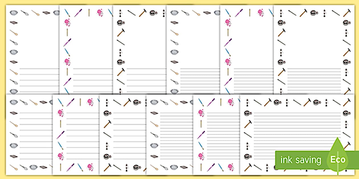 DT Page Borders (teacher made) - Twinkl