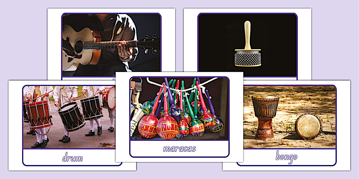 Level 1: Display Photos: Instrumental Sounds (teacher made)