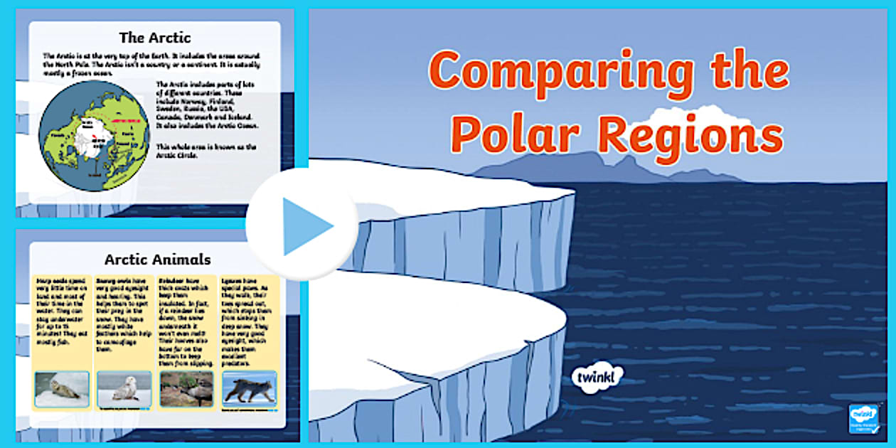Comparing the Polar Regions KS1 PowerPoint | KS1 Resources