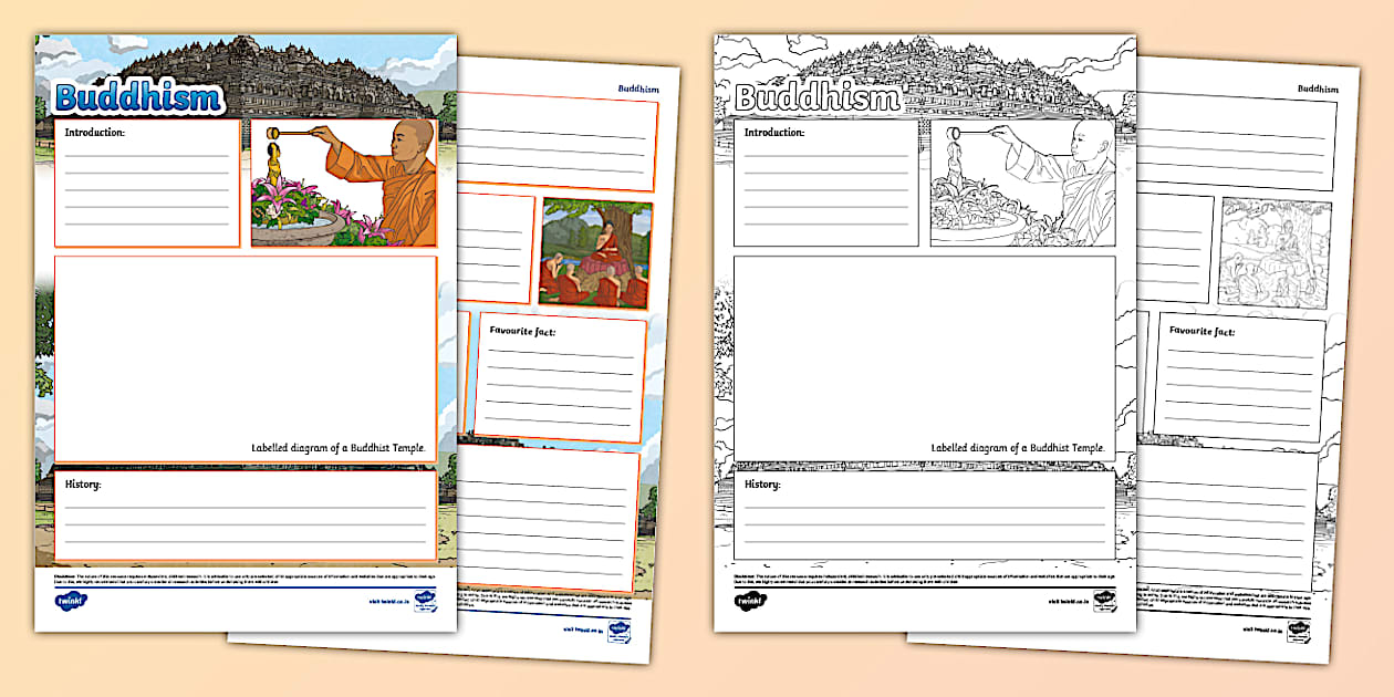 Buddhism Non-Chronological Report Template