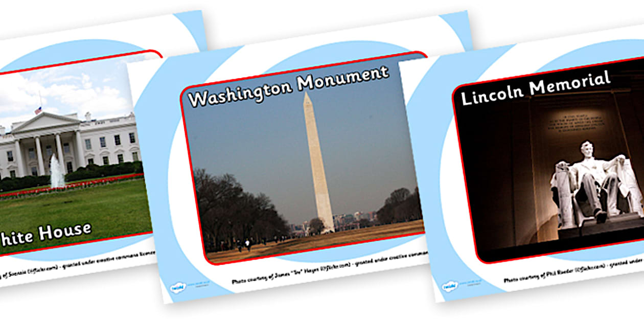 Washington DC Tourist Attraction Posters (teacher made)
