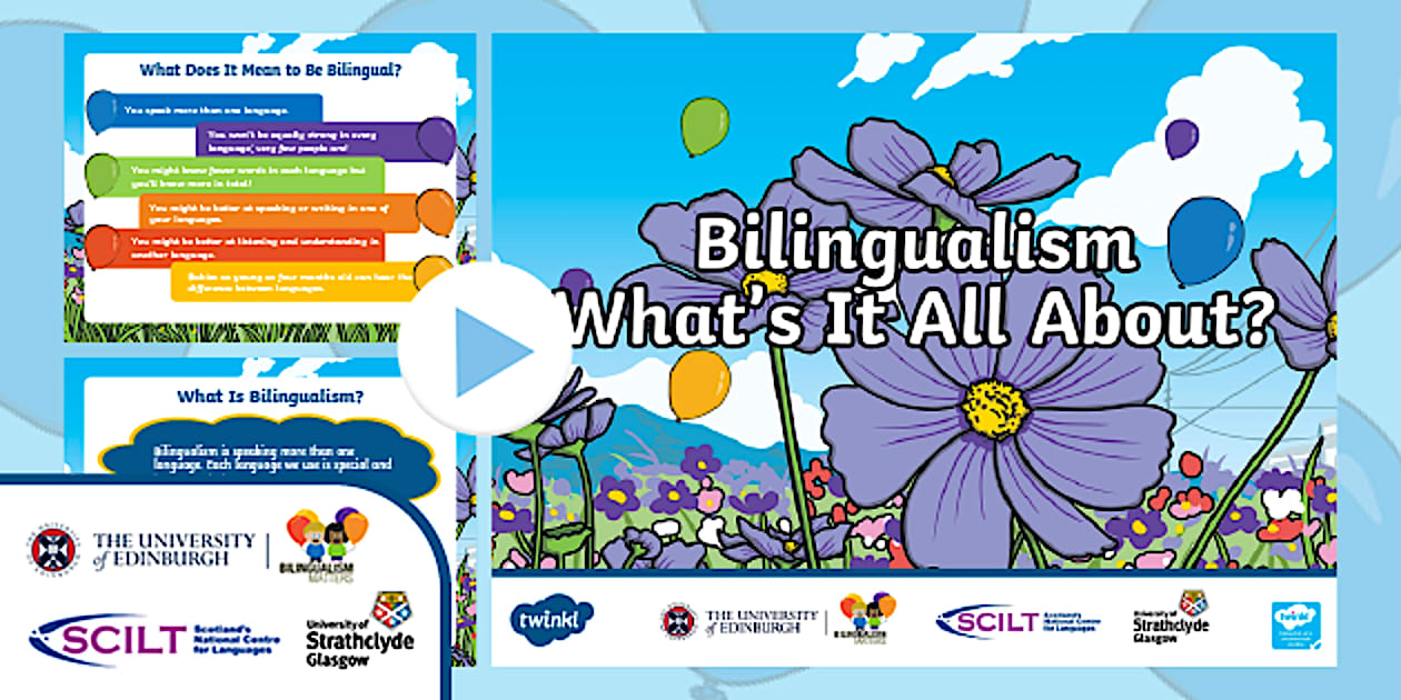 FREE! - Bilingualism - What's It All About? PowerPoint