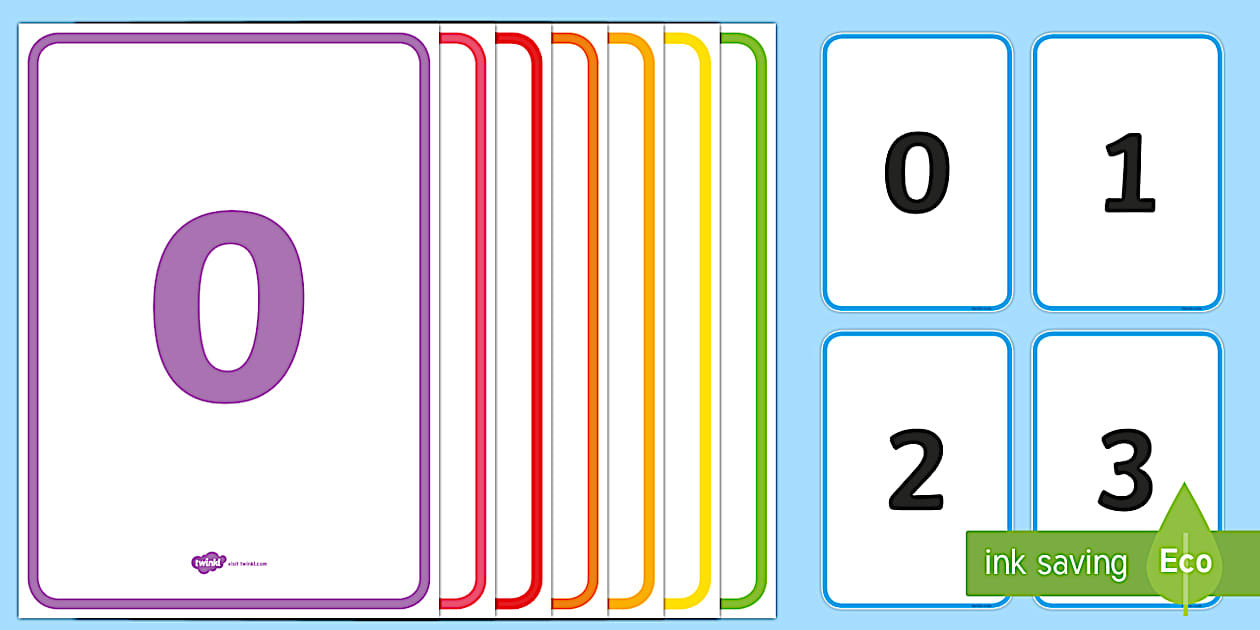 Number Cards Resource Pack (teacher made) - Twinkl