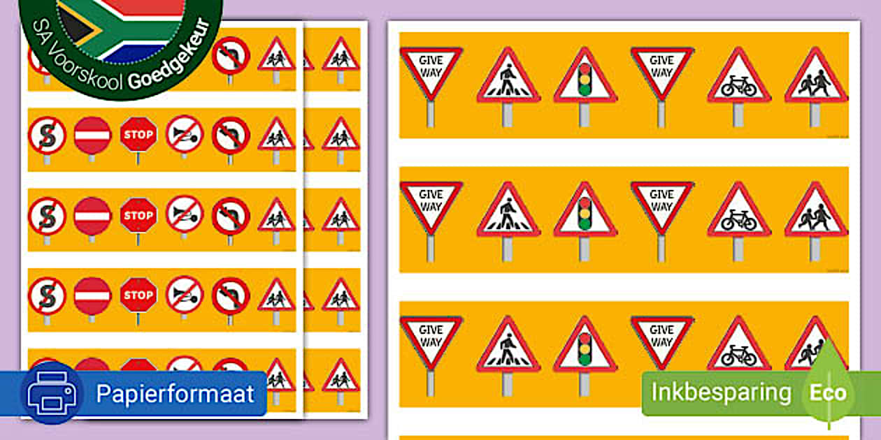 Padveiligheid Vertoonrand (teacher made) - Twinkl