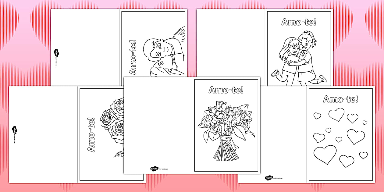 Postais de Amor para o Dia de São Valentim - Twinkl