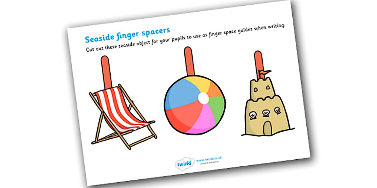 Seaside Themed Finger Spacers