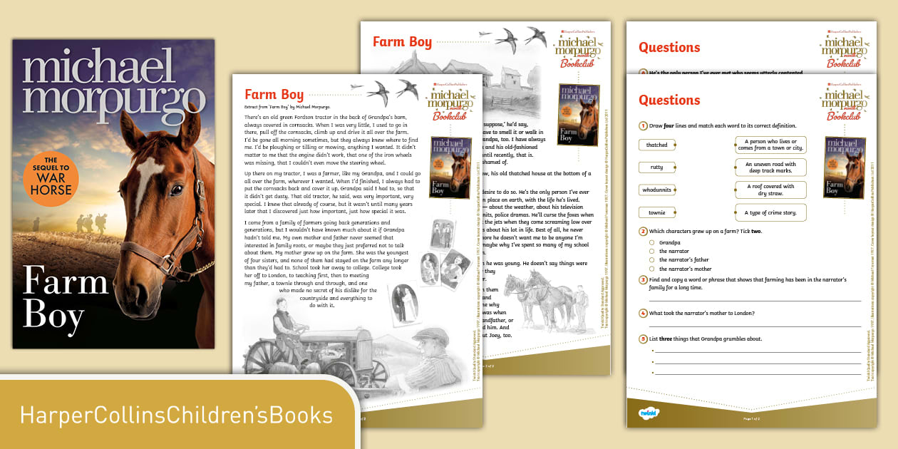 Farm Boy: Reading Comprehension [Ages 9-11]