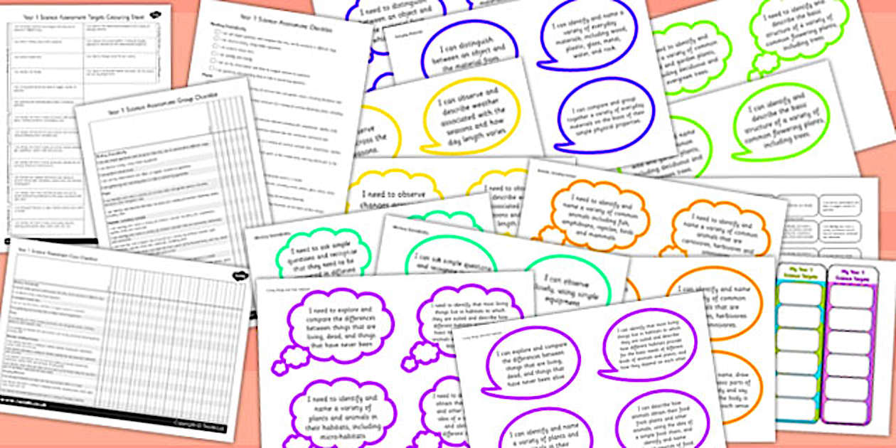 Editable 2014 Curriculum KS1 Science Assessment Pack