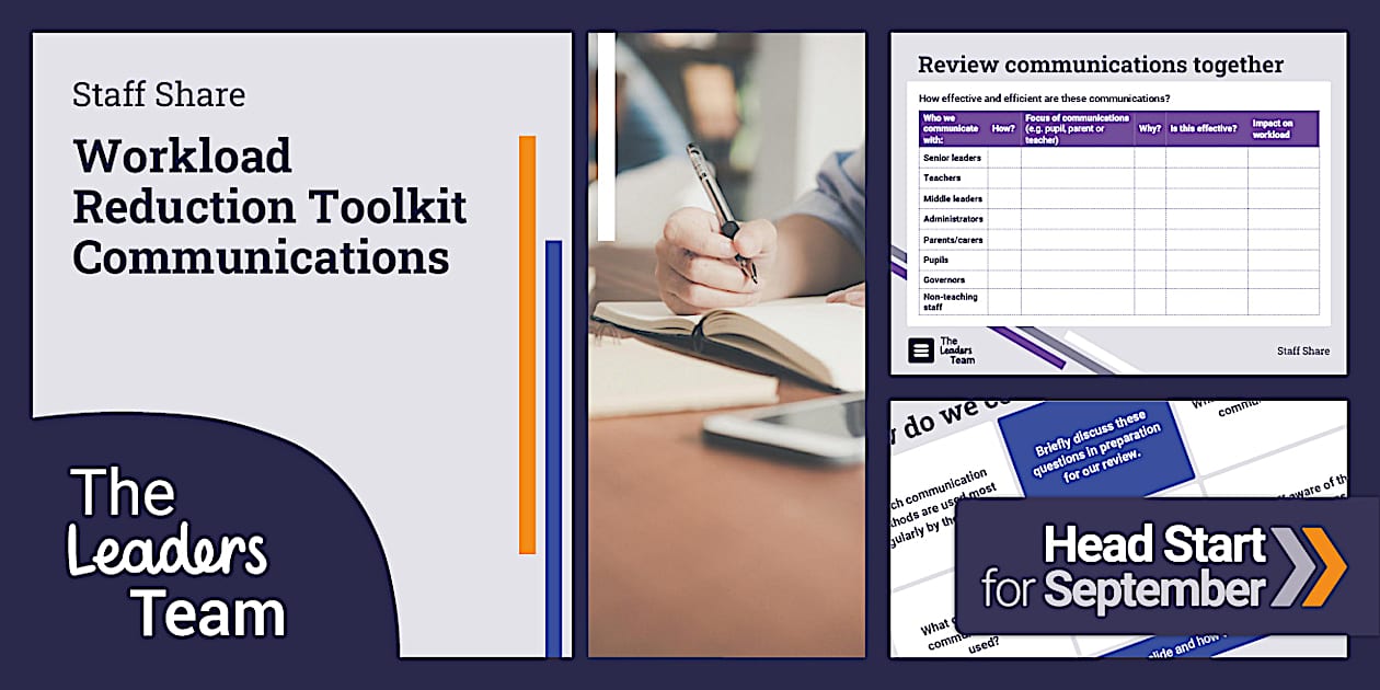 Staff Share Workload Reduction Toolkit: Communications