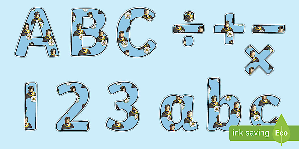 Richard lll Display Lettering - Twinkl - KS2 (teacher made)