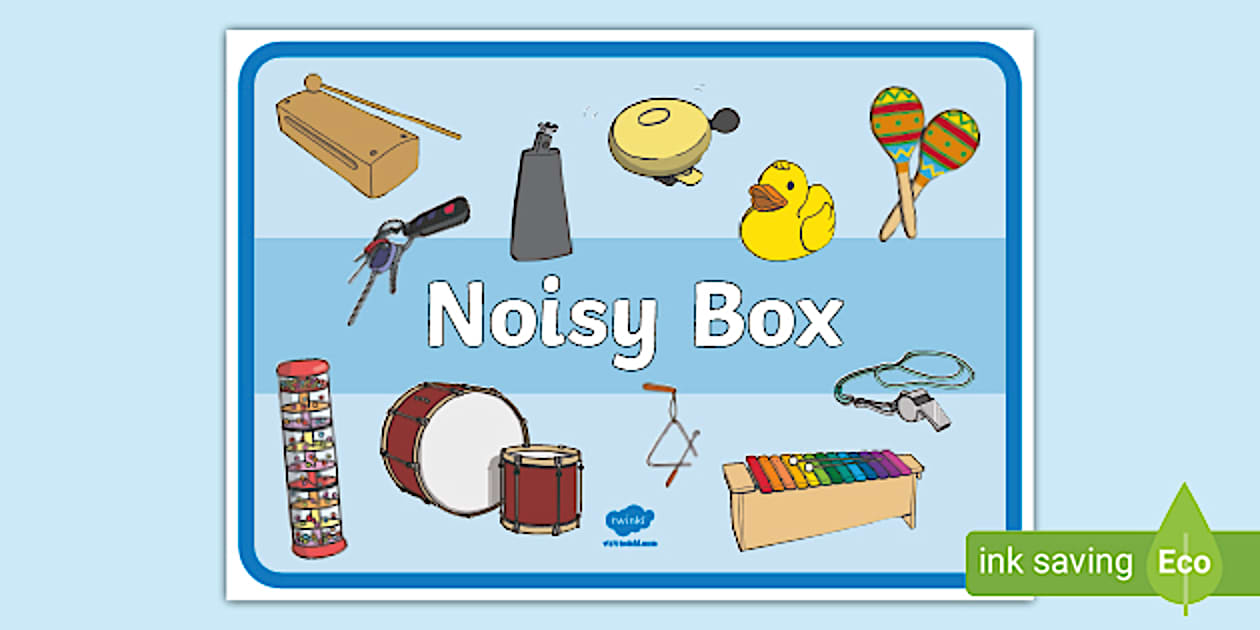 Editable Noisy Box Label (teacher made) - Twinkl