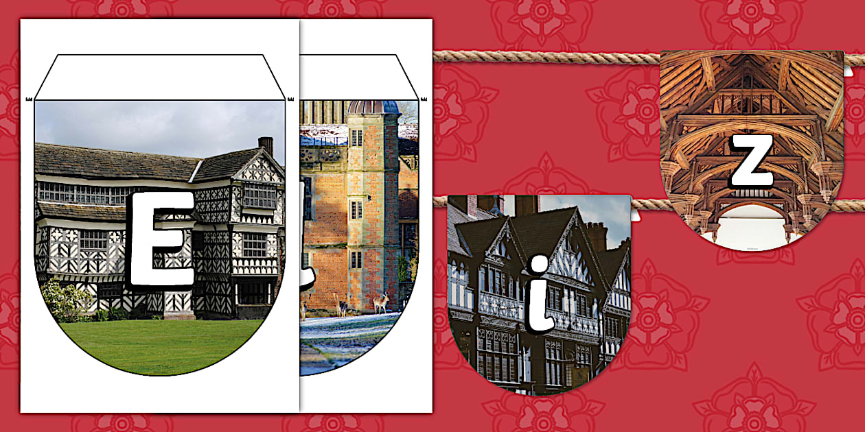 Elizabethan England Photo Display Bunting (teacher made)