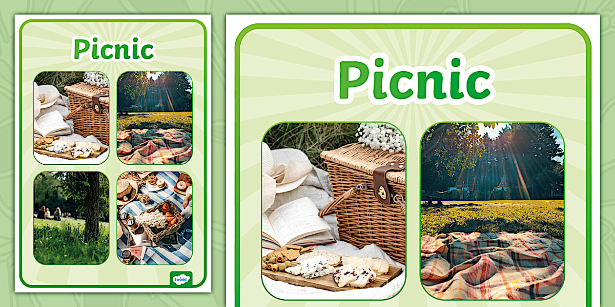 Picnic Photo Display Poster (teacher made) - Twinkl