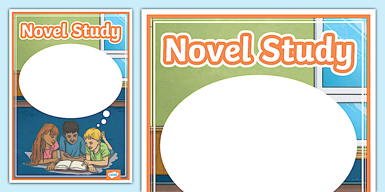 Novel Study Book Cover (teacher made) - Twinkl