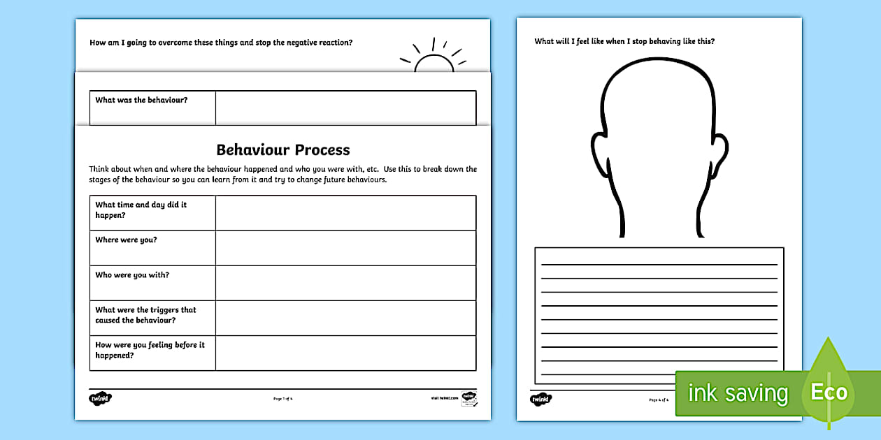 Editable What Just Happened? Worksheet (teacher made)