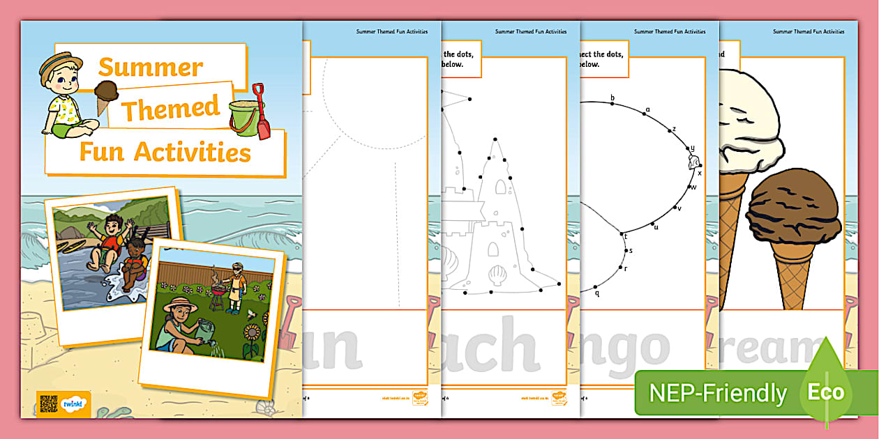 Summer Themed Fun Activities (teacher made) - Twinkl
