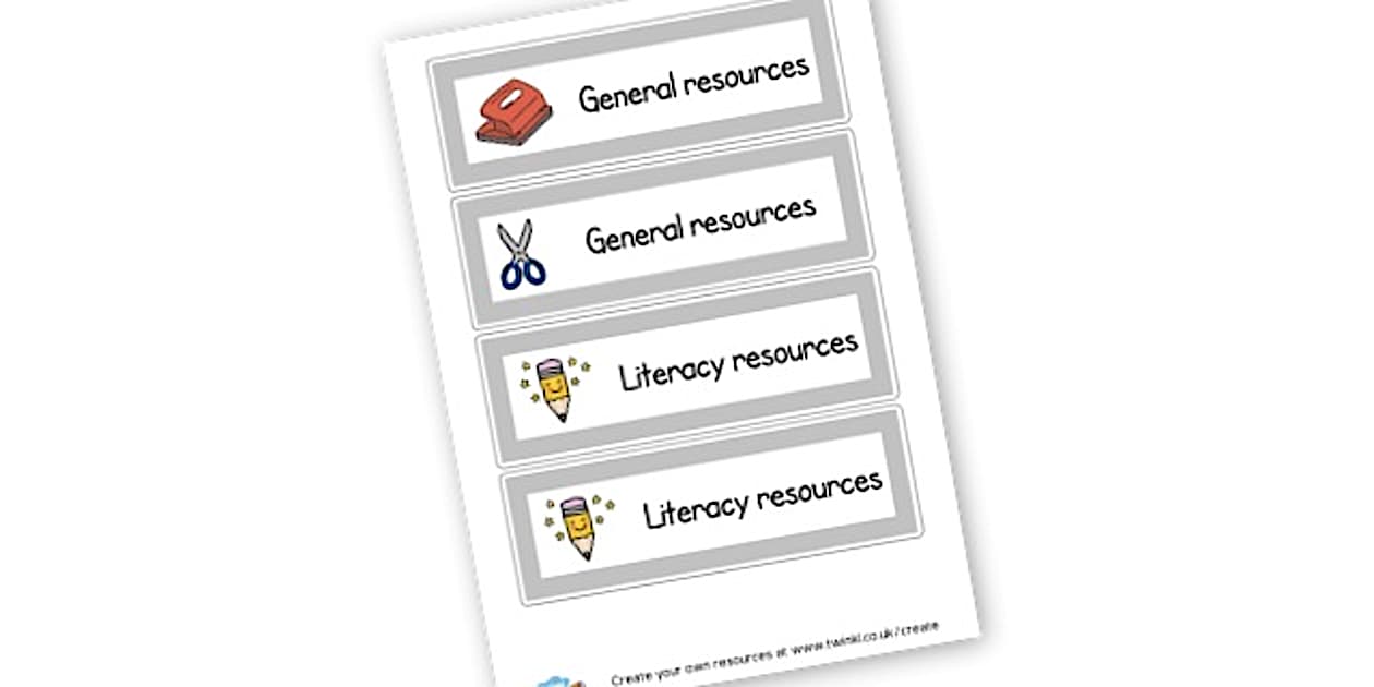 extra resource labels (teacher made) - Twinkl