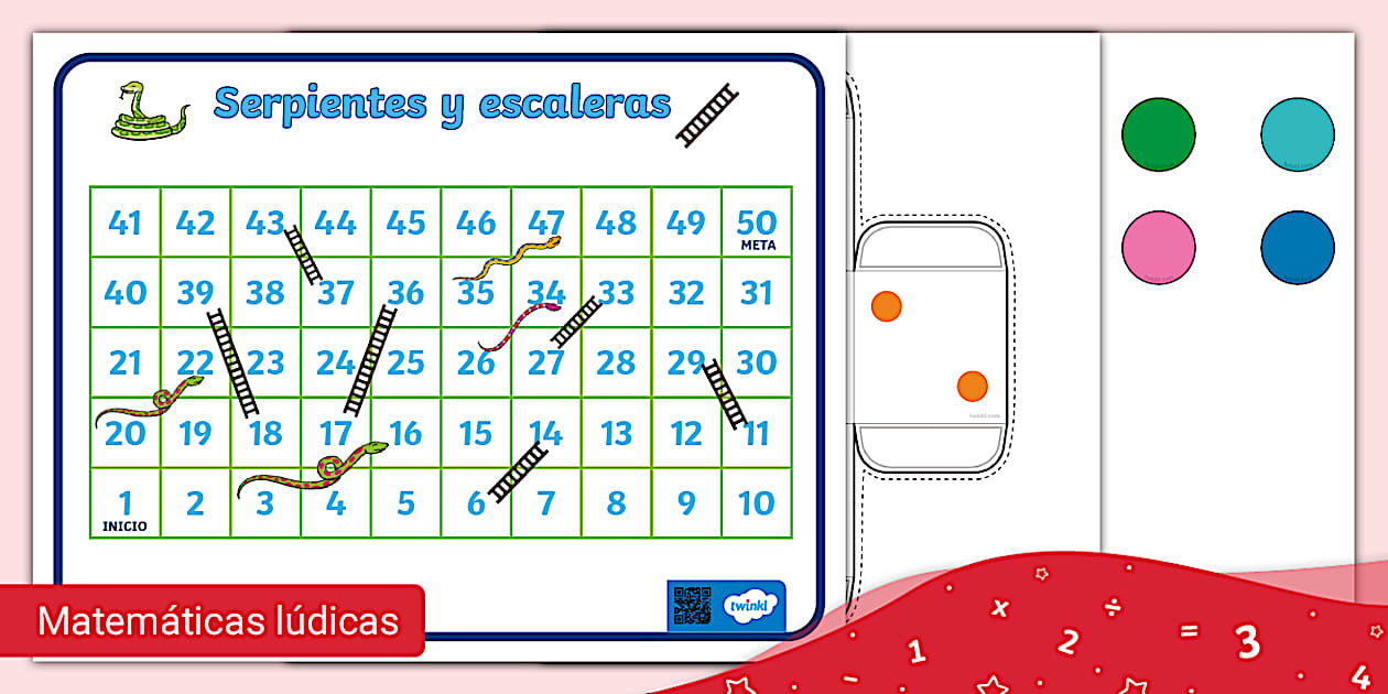 Juego: Serpientes y escaleras 2 (teacher made) - Twinkl