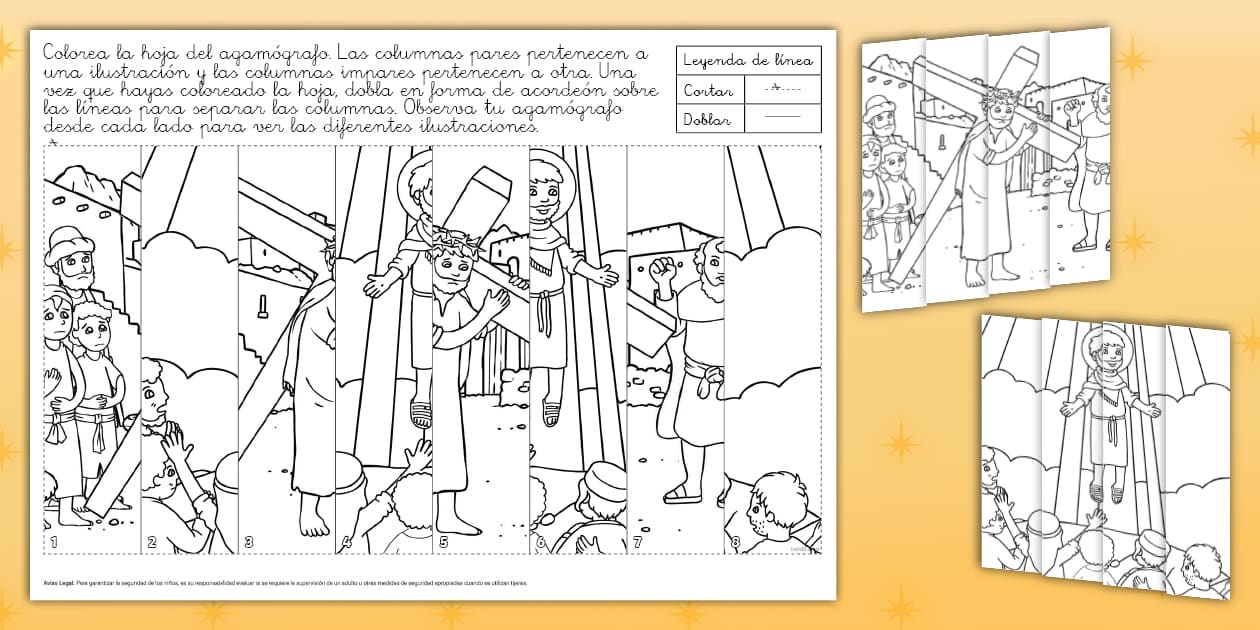 Agamógrafo: Semana Santa (professor feito) - Twinkl