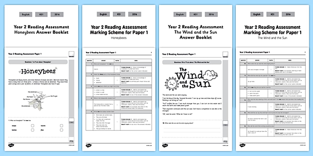 Year 2 Reading Assessment Term 2 Paper 1 - Twinkl