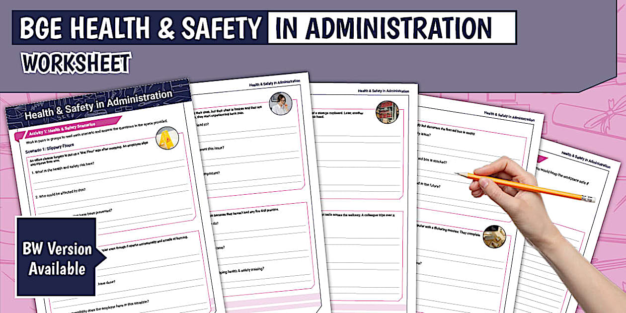 Health & Safety in Administration Worksheet