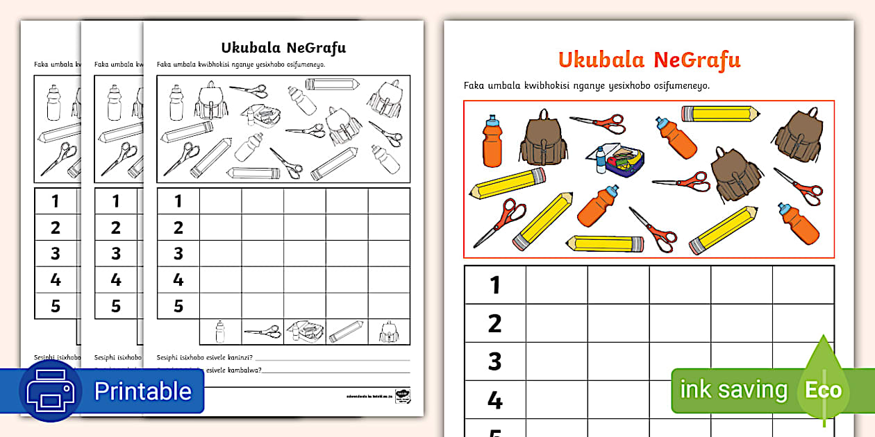 Ukubala Negrafu (Teacher-Made) - Twinkl