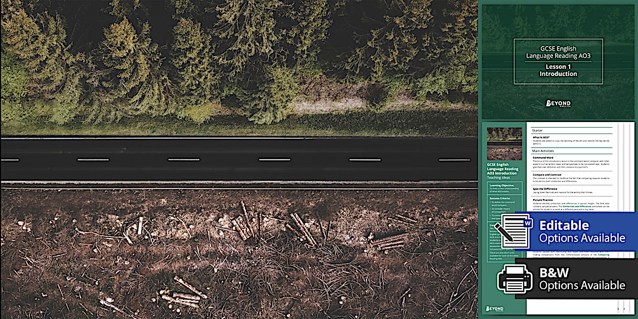 GCSE English Language Reading AO3 Lesson One (Teacher-Made)